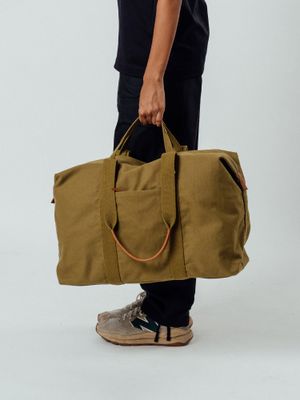 Buy DailyObjects Olive Green Field Duffle Bag Online