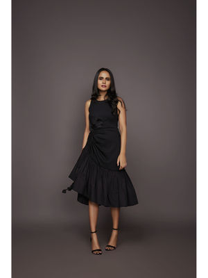 Buy Deepika Arora Hi-low Dress - Black Online