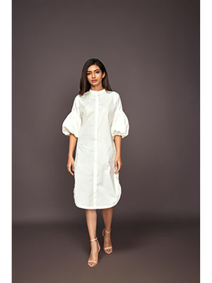 Buy Deepika Arora Shirt Dress - White Online
