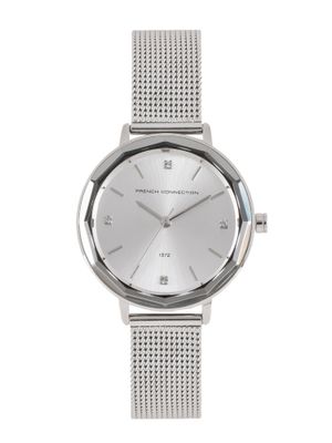 Buy French Connection Silver Round Analog Casual Watch -FC1318SM Online