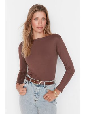 Trendyol Tops : Buy Trendyol Womens Brown Solid Top Online | Nykaa Fashion
