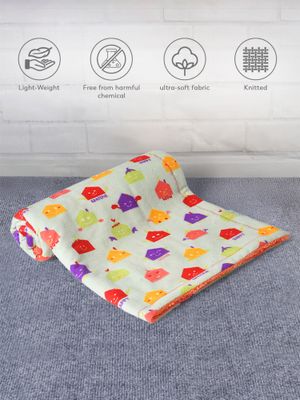 Buy Mi Arcus Dual Layer Knitted Sherpa Blanket 0-12 M- Green Online