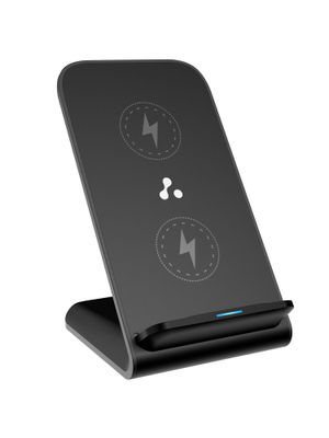 Buy Ambrane 15W Wireless Boostedspeed Black Charger - Powerpod Online