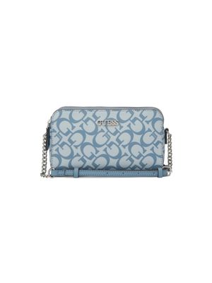 Buy Guess Blue Pvc Printed Slingbag Online