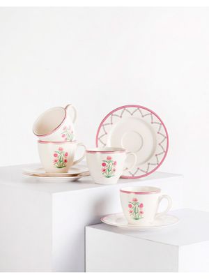 Buy Fabindia Adwaya Cup And Saucer Gift Set Online