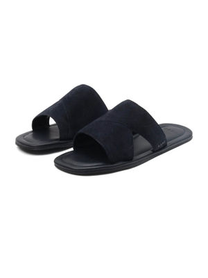 Buy Rare Rabbit Rho Navy Leather Sandals (UK 7) Online