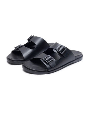 Buy Rare Rabbit Raro Black Leather Sandals (UK 7) Online