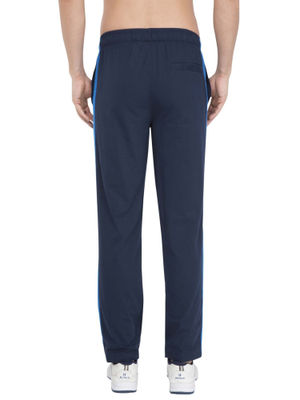 Buy Jockey Navy Blue & Neon Blue Star Track Pants online