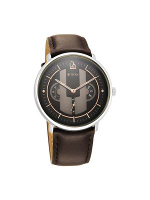 Buy Titan Quartet 1882SL01 Black Dial Analog Watch for Men Online