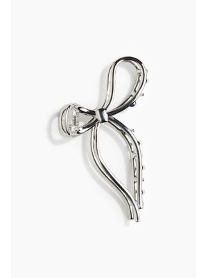 Buy H&M Bow-Shaped Hair Claw Silver Online