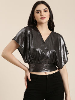 Buy Stylish Metallic Tops Collection At Best Prices Online