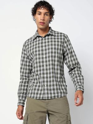 Buy GAP Spread Collar Check Shirt (XS) Online