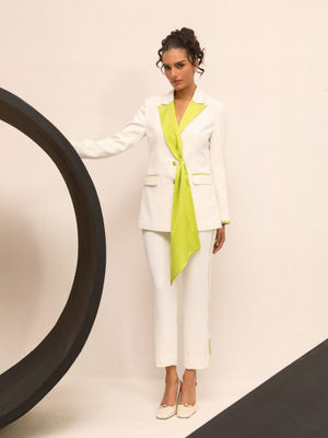 Buy Label Deepika Nagpal Green Eyana Co-Ord (Set of 2) Online