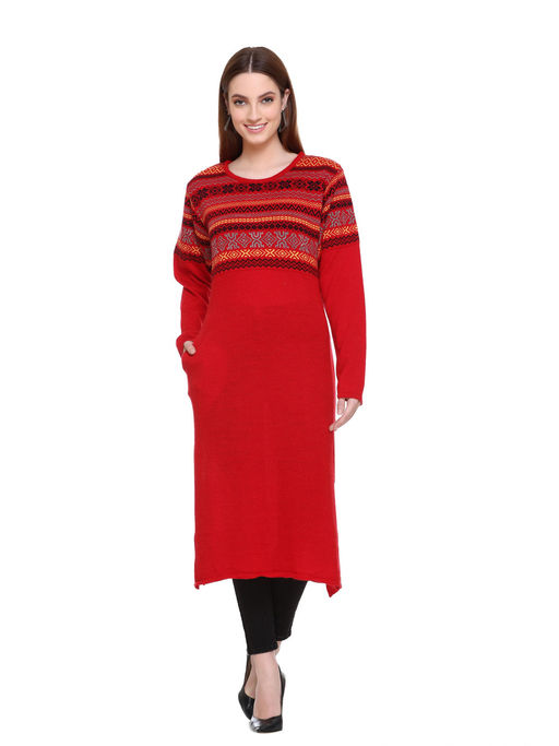 Buy Stylish Red Kurtis Collection At Best Prices Online