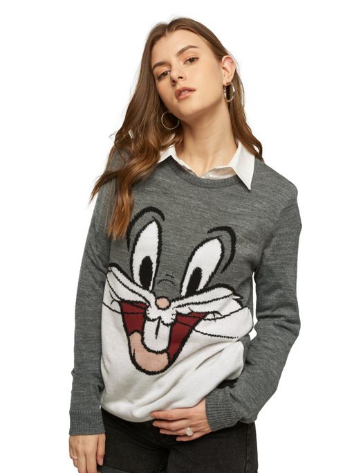 Buy Stylish Grey Sweaters For Women Collection At Best Prices Online