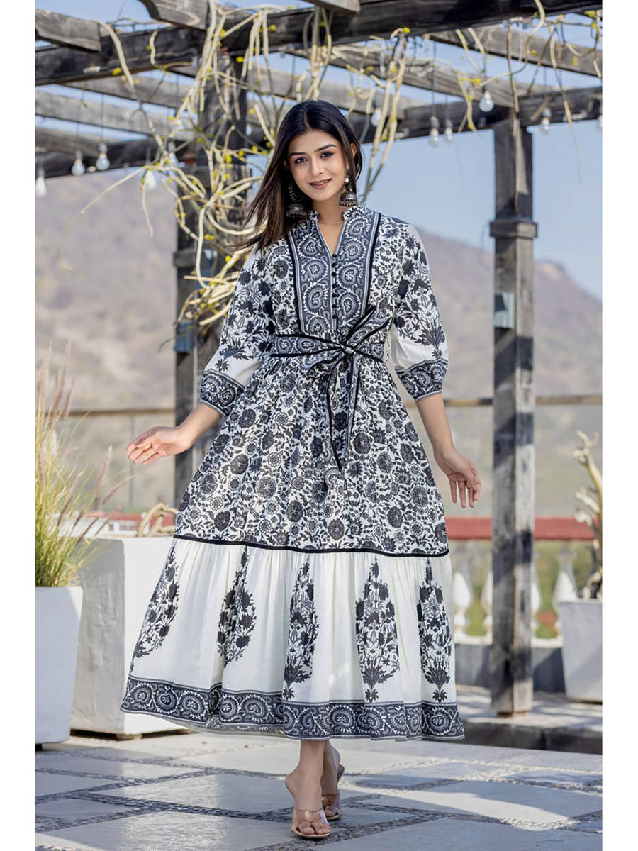 Buy Stylish Black Cotton Maxi Dresses Collection At Best Prices Online 3462