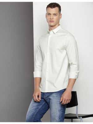 Buy Calvin Klein Jeans Mens Green Color Shirt (2XL) Online