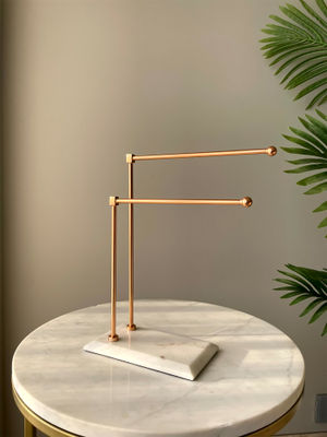Buy Mason Home Melrose Hand Towel Stand - White & Rose Gold Online