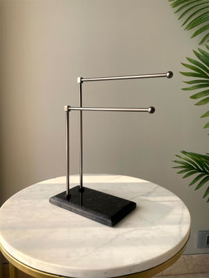 Buy Mason Home Melrose Hand Towel Stand - Black & Silver Online