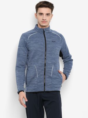 Buy Alcis Men Blue Solid Sporty Jacket Online