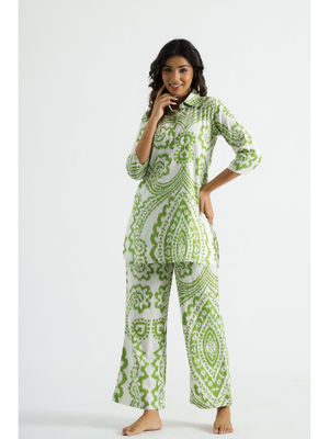 Buy Autumnlane Freya Fern Printed Co-Ord (Set of 2) Online