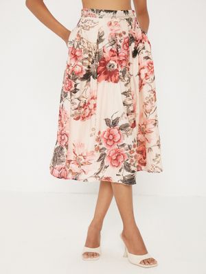 Buy Ancestry Multi Floral Printed Skirt Online