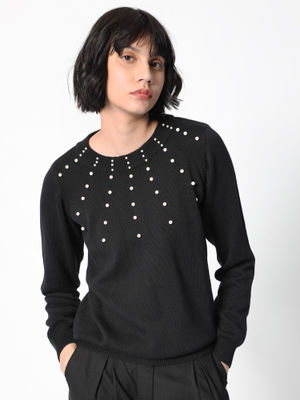 Buy RAREISM Junich Primary Black Sweater Online
