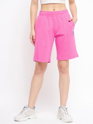 Buy Madame Low Rise Hot Pink Boxer Shorts Online