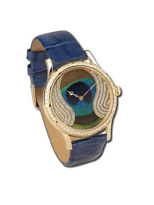 Buy Jaipur Watch Company Peacock Watch Golden Designer Online