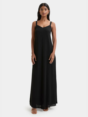 Buy Bouji Petra V-Neck Maxi Dress Black (4) Online