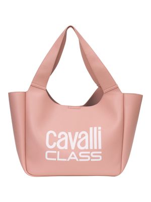 Buy Cavalli Class Pink Solid Handbag Online