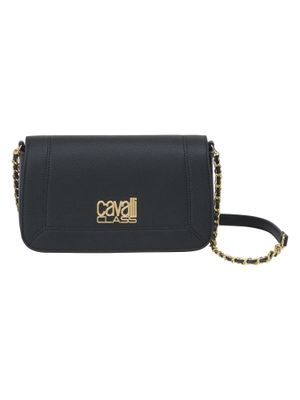 Buy Cavalli Class Black Solid Sling Bag Online