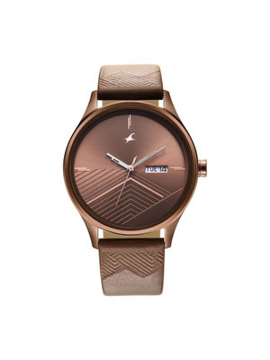 Buy Fastrack Style Up Brown Dial Analog Watch for Men Online