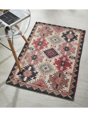 Buy Mona B Ethnic Multi-Color Rug (2x3 Feet) Online