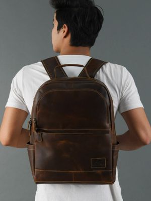Buy MaheTri Brown Ruger Office Backpack Online