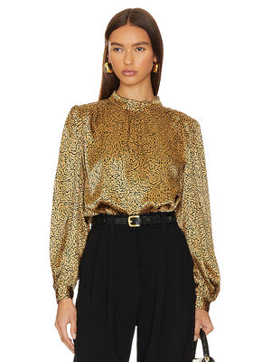 FRAME Shirts & Blouses : Buy FRAME Shirred Mock Neck Blouse Online ...