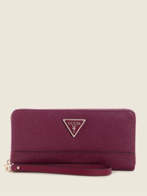 Buy Guess Cordelia Slg Large Zip Around Wallet - Purple Online