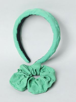 Buy KIDS Only Girls Solid Green Hair Accessory Set Online
