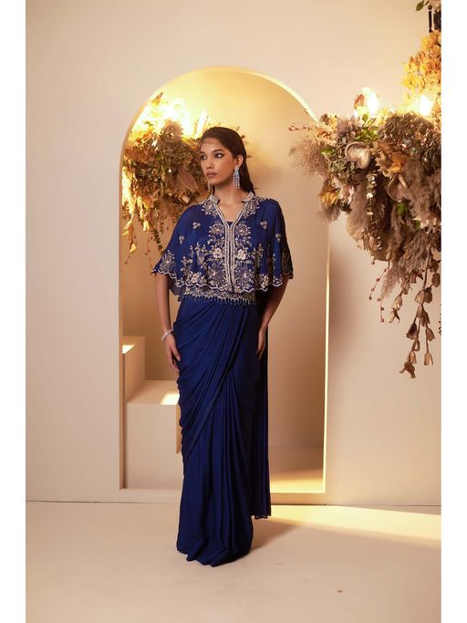 Buy Stylish Cape Sarees Collection At Best Prices Online