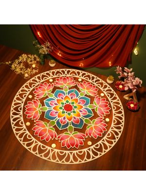 Buy Island Rangoli Nity 46 Inhes Crochet Series Floatable Rangoli Online