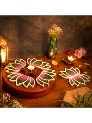 Buy Island Rangoli Yati Small Border - Set (10 Pieces) Size - 6 X 3 ...