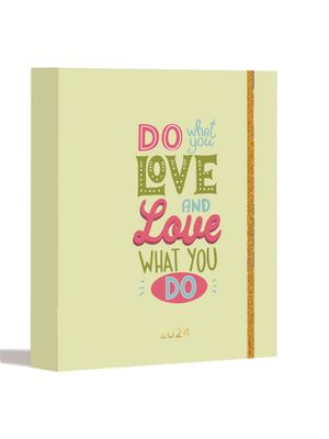 Buy Happywagon 2024 Do What You Love Wiro Wrap Planner Online