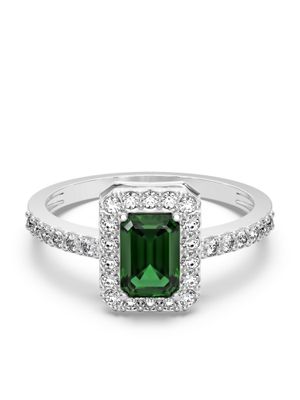 Buy EMORI Vintage Emerald Green Diamond 18KT Ring (7) Online