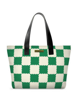 DailyObjects Tote bags : Buy DailyObjects Green Checkerboard Fatty Tote ...