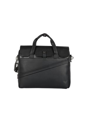 Buy Baggit Linked Black Large Laptop Bag online