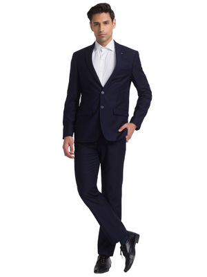 Raymond Co-Ord Set : Buy Raymond Dark Blue Suit (Set of 2) Online ...