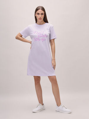 Buy LC WAIKIKI Vision Woven Nightdress Purple Online