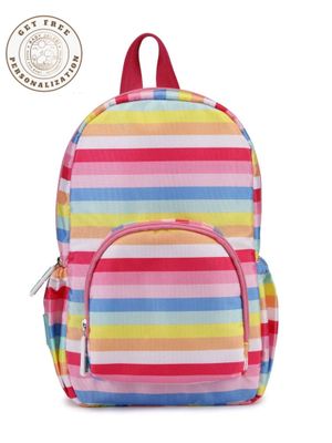 Buy Baby Jalebi Personalized Rainbow Stripe 11 Inches Mini Backpack 1.5 ...