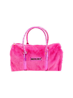 Buy Hamster London Fur Baby Duffle Bag with Detachable Strap Pink (Set ...
