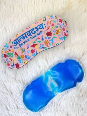 Buy Indigifts Sleeping Eye Mask with Gel Eyemask with Motivational ...